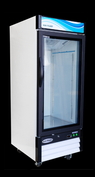 Serv-Ware Glass Door Reach-In Refrigerator GR12-HC 12 cu. ft. - FOOD ...