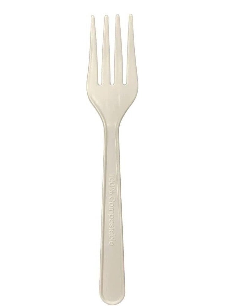 5" Compostable Plastic Fork Snacks, Disposable DEMO Fork, Small Snacks ...