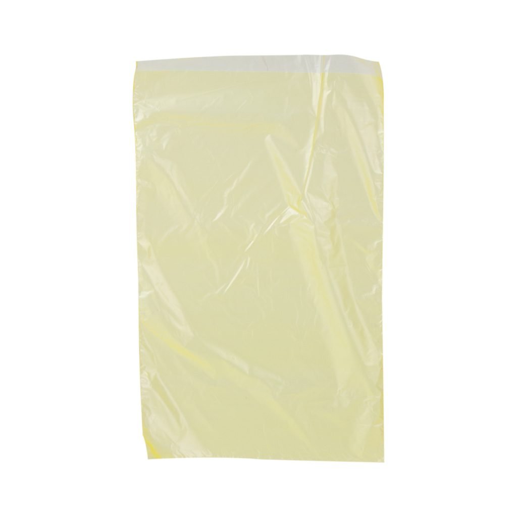 TUFFGARDS 5.5" x 9" Yellow HD Bags, 2000 Polyethylene Count- No print ...