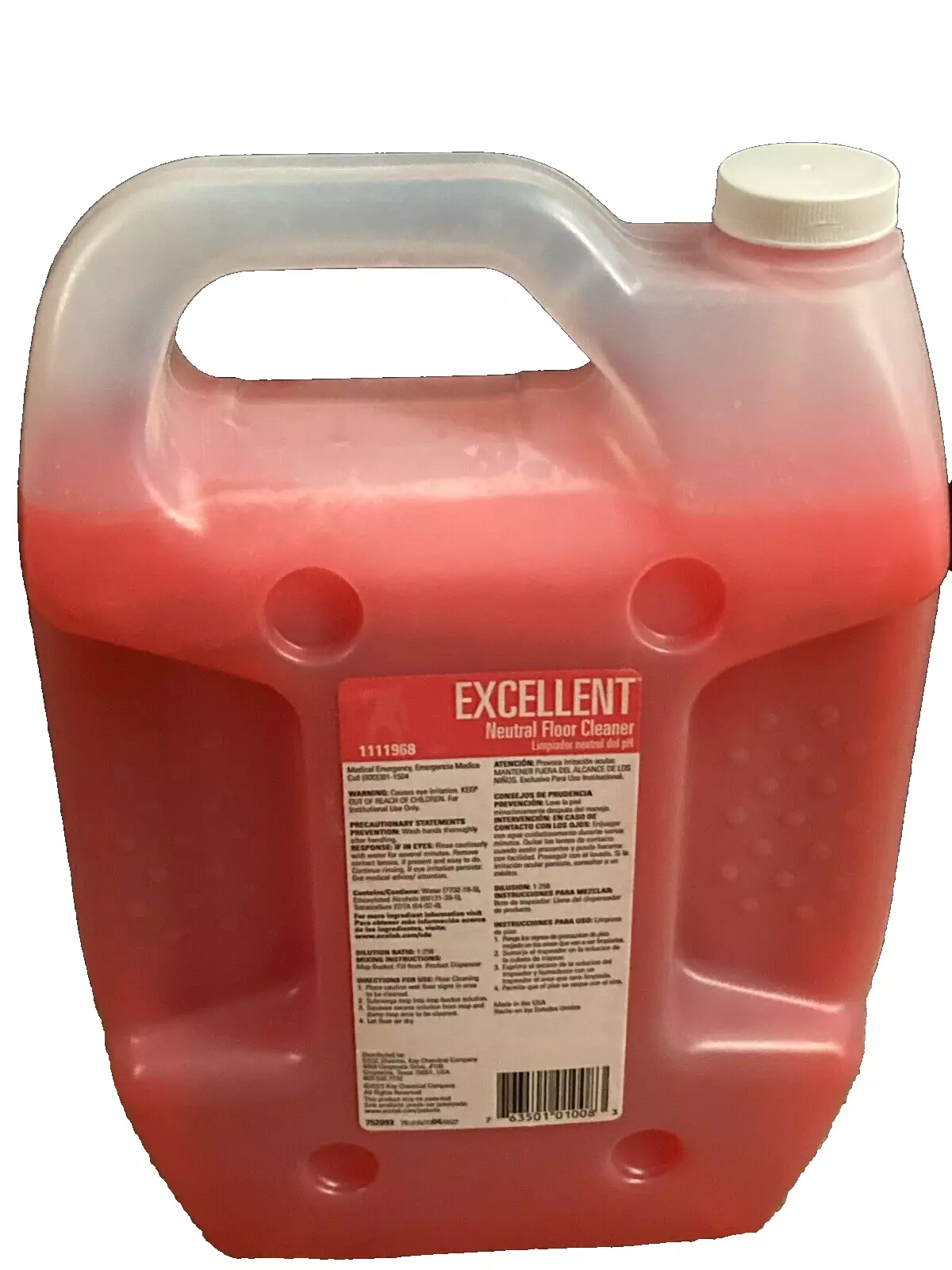 Excellent Neutral Floor Cleaner 1111968- 1 US GALLON (3.8 Liters ...